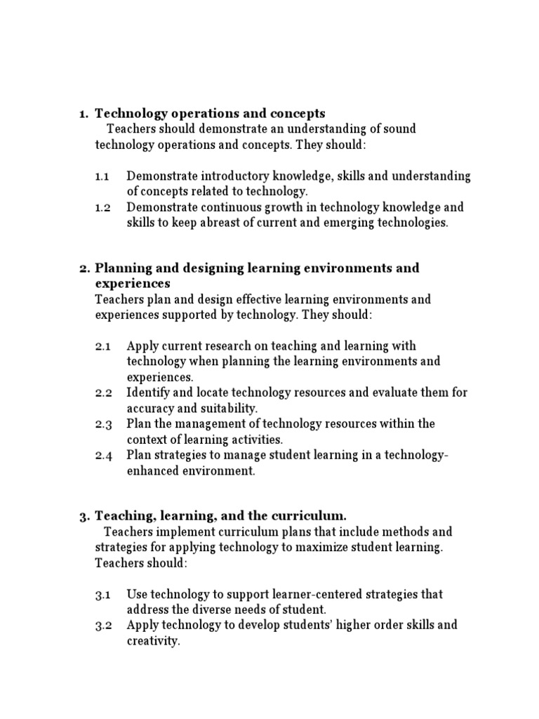 Technology Operations for Educators | PDF | Learning | Teachers