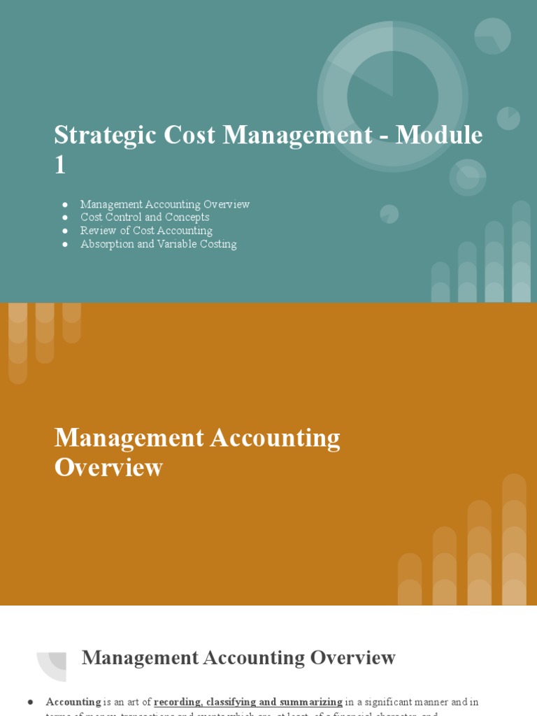Management Accounting Overview | PDF | Accounting | Management Accounting