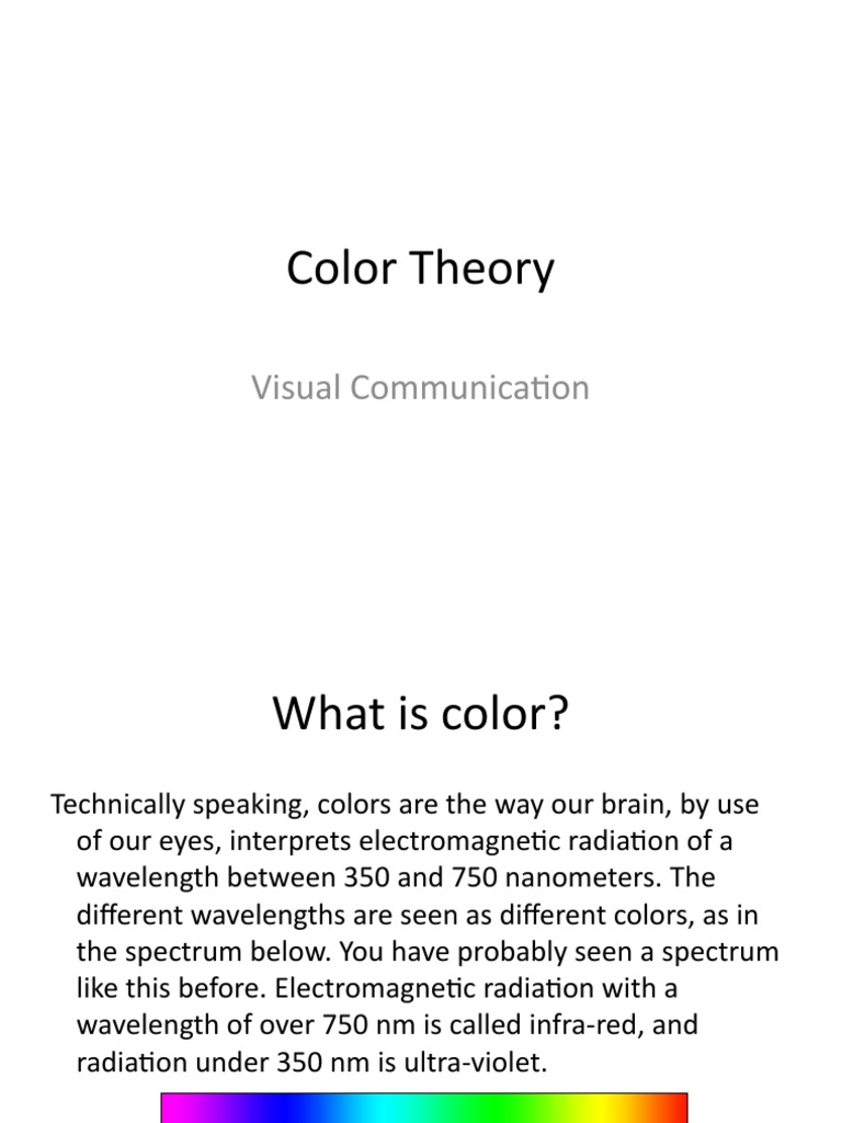 Color Theory | PDF