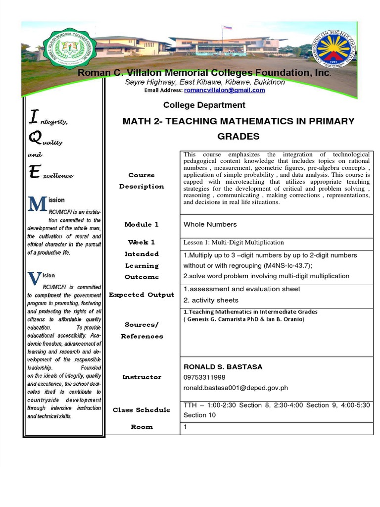 Module 1 Lesson 1 Multi Digit Multiplication | PDF | Multiplication ...