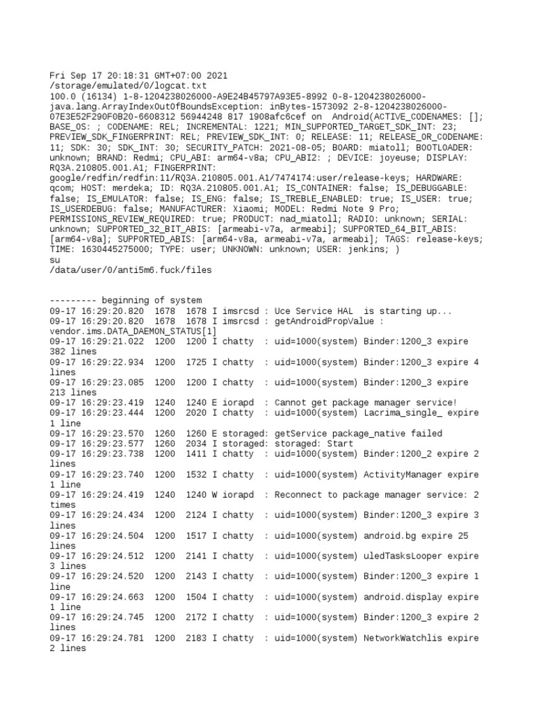 Logcat | PDF | Software | Information Age