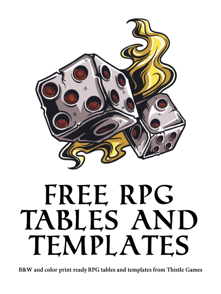 Free RPG Tables | PDF