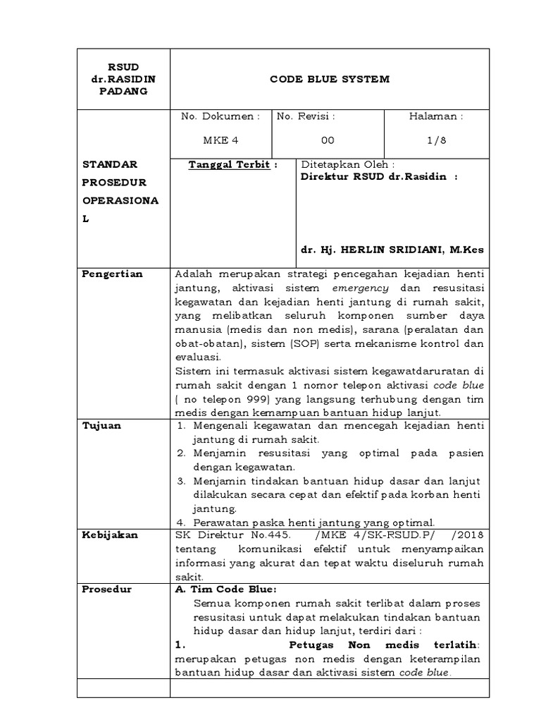 Spo Mke 4 Code Blue | PDF