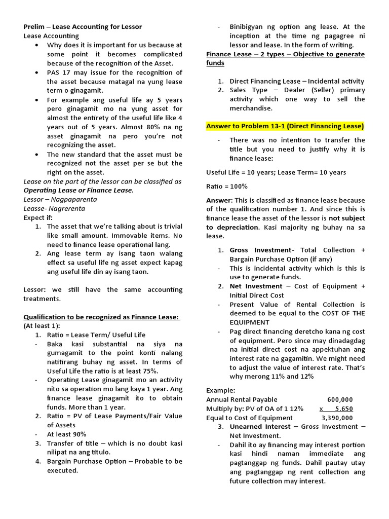 Intermediate Accounting Part 3 | PDF | Interest | Lease