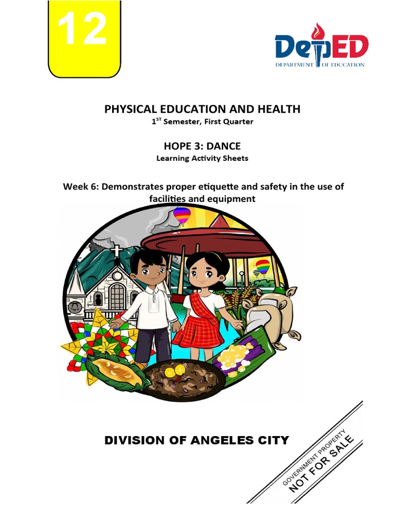 Physical Education and Health: Hope 3: Dance | PDF | Etiquette | Dances