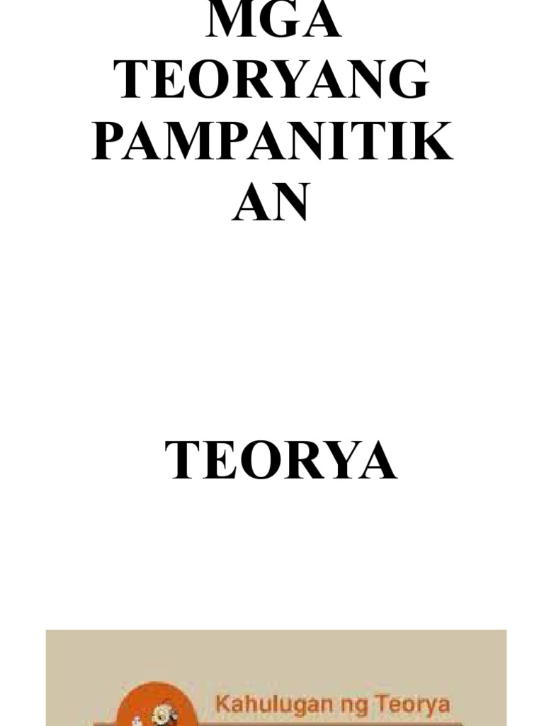 MGA TEORYANG PAMPANITIKAN Bayograpikal, Historikal, Klasismo, Humanismo ...