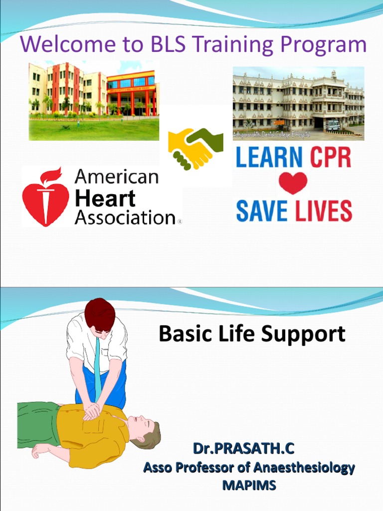 Bls Class CPR Power Point | PDF | Cardiopulmonary Resuscitation | Cardiac Arrest