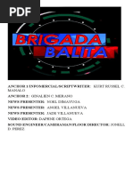 Filipino Radio Broadcasting Script | PDF