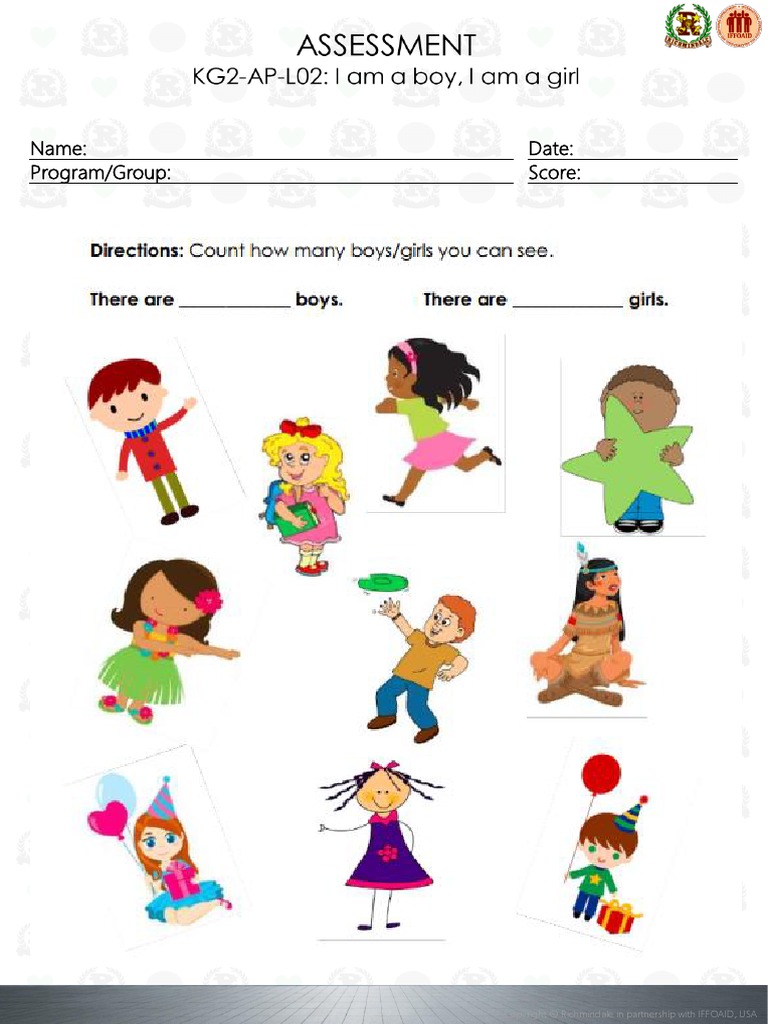 I Am A Boy, I Am A Girl | PDF