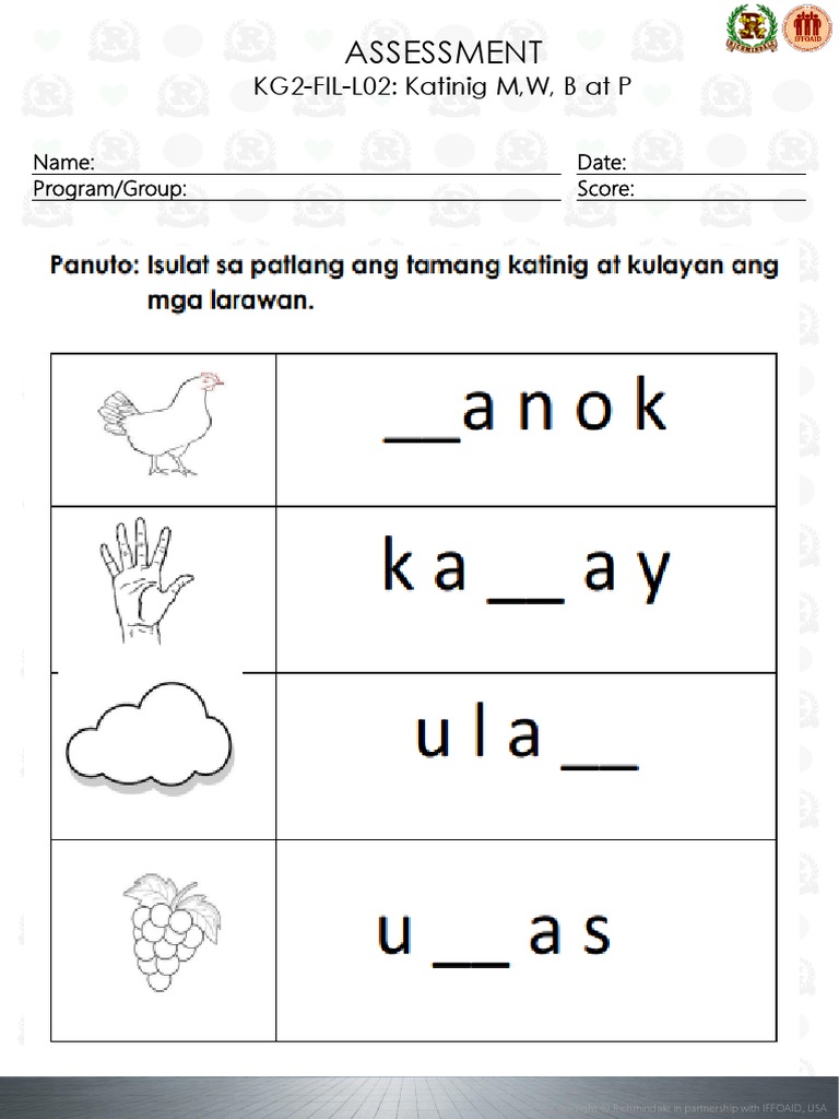 Katinig M, W B at P | PDF