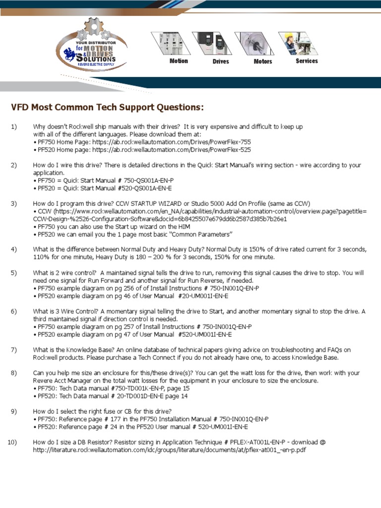 Top Ten VFD Technical Questions | PDF | Computer Science | Computer ...