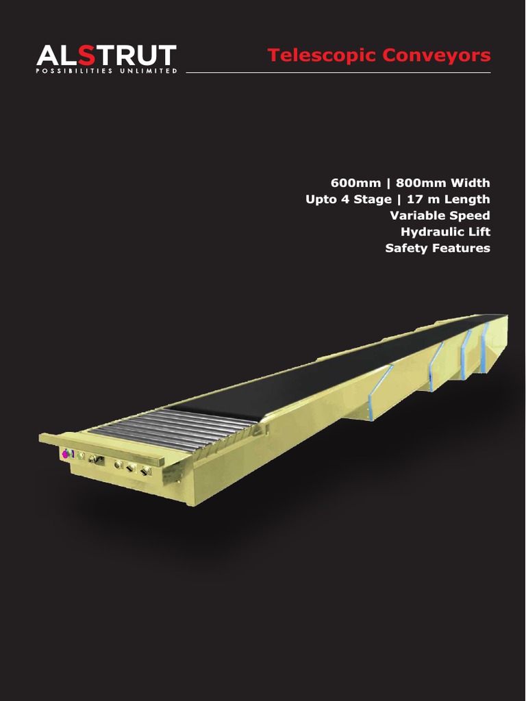 15783813341telescopic Conveyors Alstrut | PDF | Elevator | Truck