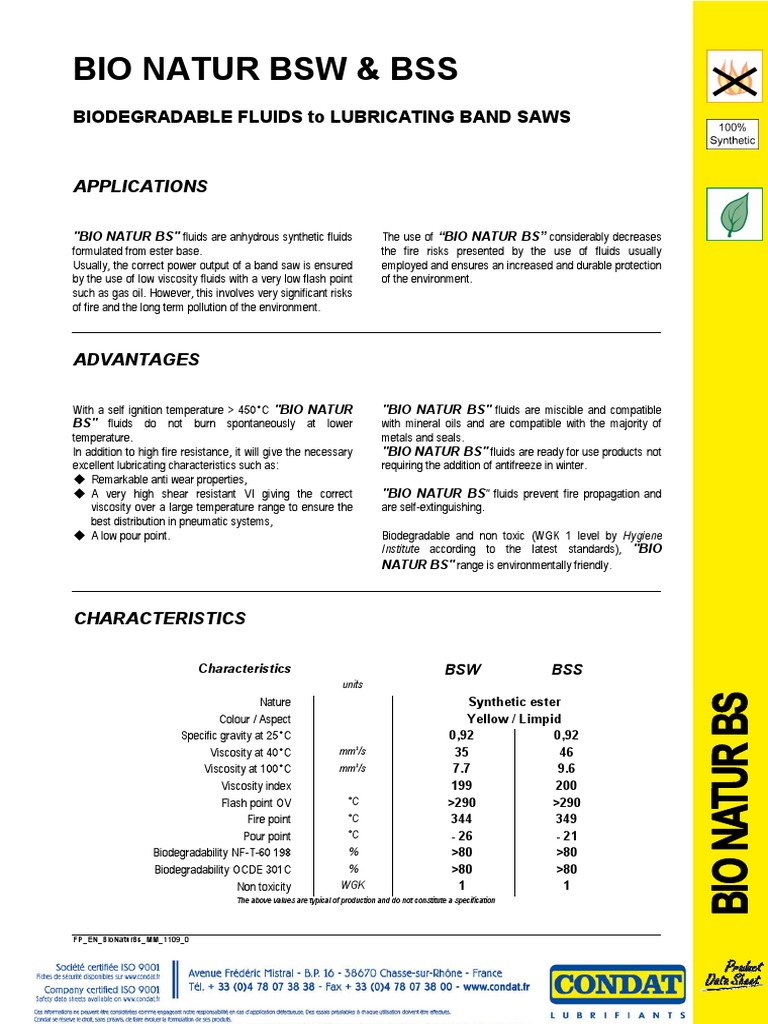 BIO NATUR BSW Et BSS | PDF
