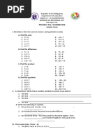 Rapid Mathematics Assessment Grade 3-Edited | PDF | Elementary ...