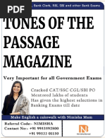 Bodheeprep - Com - Tones RC Passages Cat Exam | PDF | Reading Comprehension | Reason