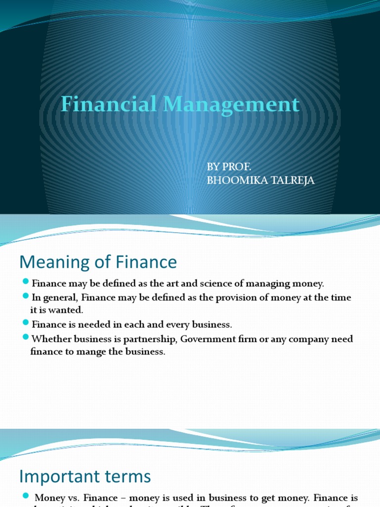 Financial Management | PDF | Cost Of Capital | Financial Capital