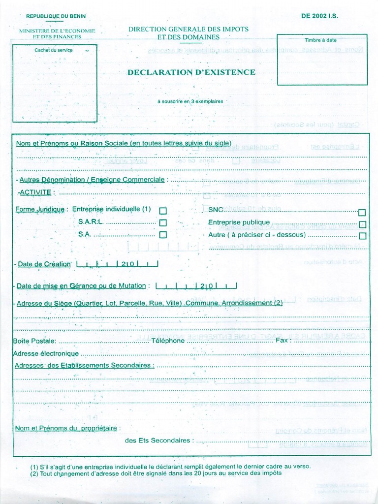 Declaration D Existence | PDF