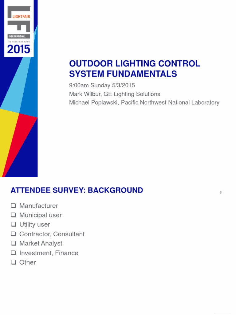 Outdoor Lighting Control System Basics | PDF | Computer Network | Wi Fi