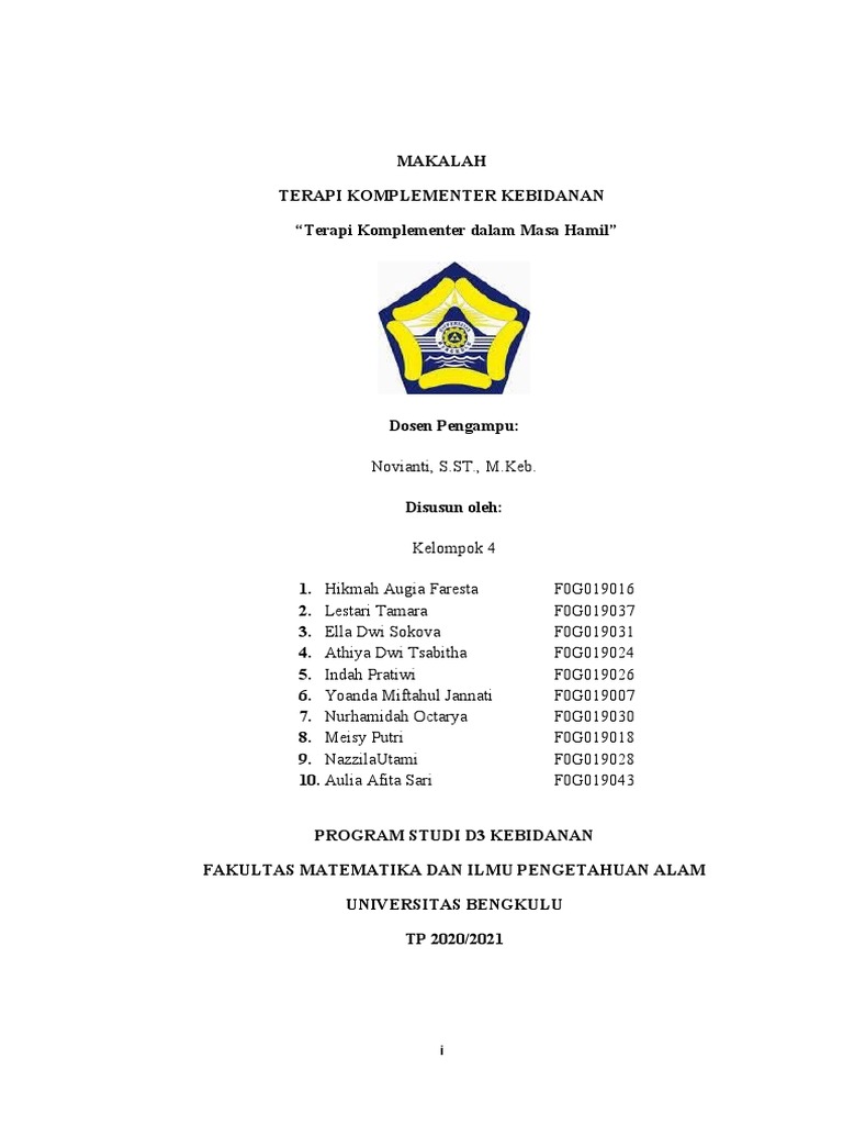 Terapi Komplementer untuk Ibu Hamil | PDF