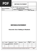 Method Statement of Crack Repair PDF | PDF | Concrete | Surveying