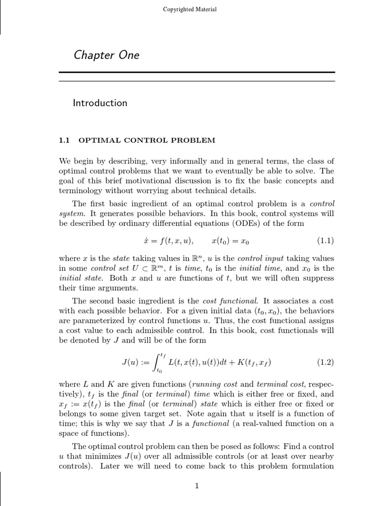 Chapter 1 | PDF | Maxima And Minima | Mathematical Optimization