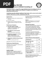 Datasheet Oil Shell Diala S4 ZX I | PDF | Transformer | Viscosity