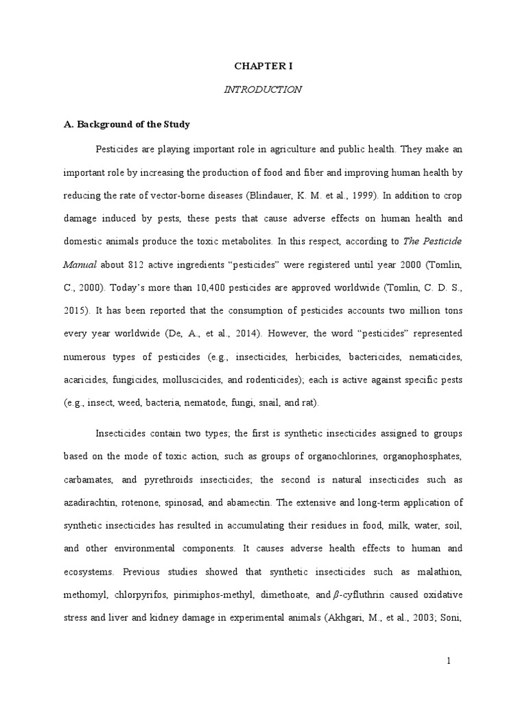 Efficacy of Organic Insecticide from Garlic, Lemongrass & Pomelo ...