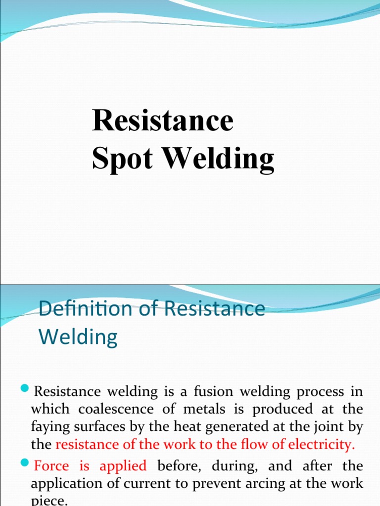 3-2 Spot Welding | PDF | Construction | Welding