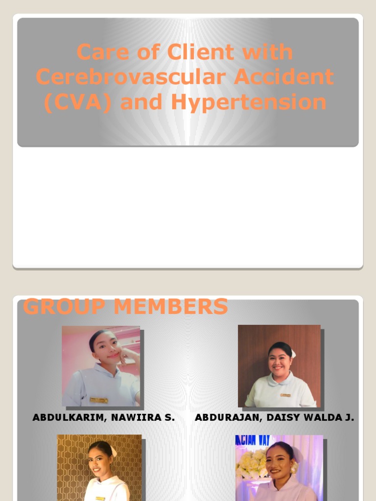 Case Analysis Presentation Cva | PDF | Stroke | Blood Vessel