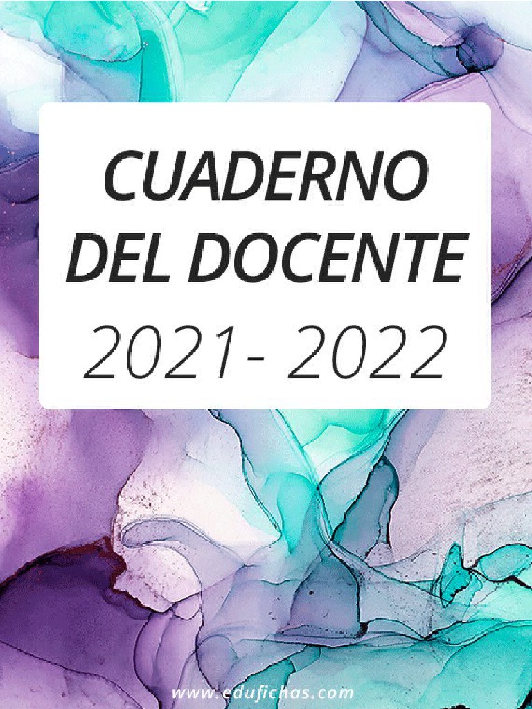 Cuaderno Docentes Curso 21 22 Edufichas | PDF | Hogar, jardinería y ...