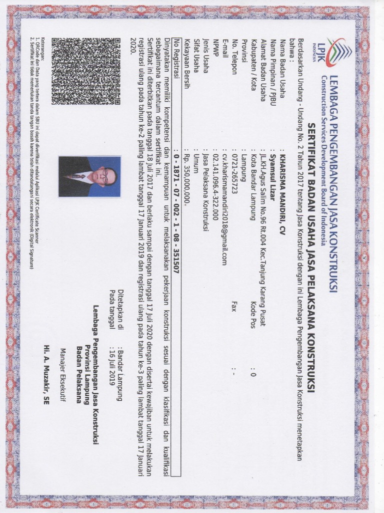 Sbu Bangunan Sipil Dan Jalan | PDF