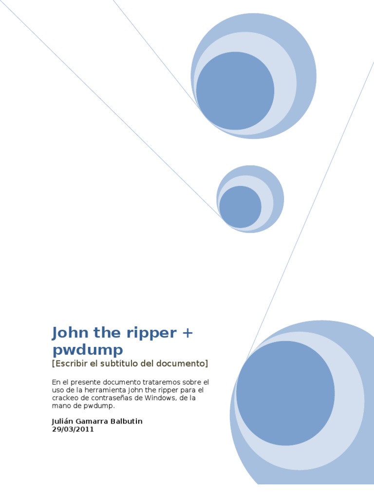 John The Ripper | PDF | Áreas de informática | Informática