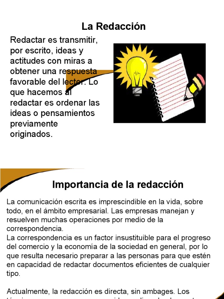 Definición de Redacción | PDF
