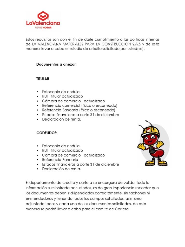 Documentos A Anexar | PDF