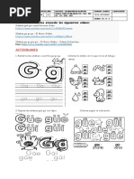 Cuadernillo G Gu Gü | PDF