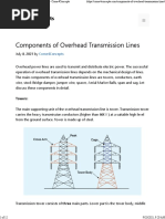 Overhead Line Design and Transmission Line Construction | PDF ...