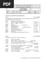 English Grade 6 Test Paper | PDF | Sharks | Tooth
