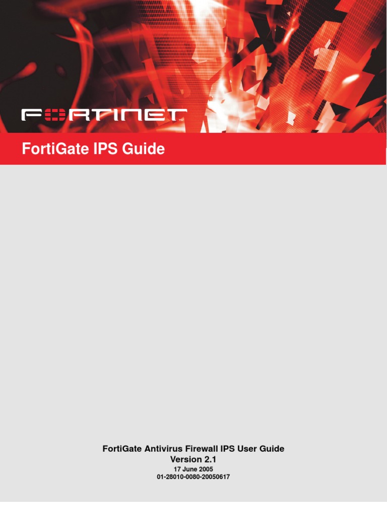 FortiGate IPS Guide | PDF | Antivirus Software | Virtual Private Network