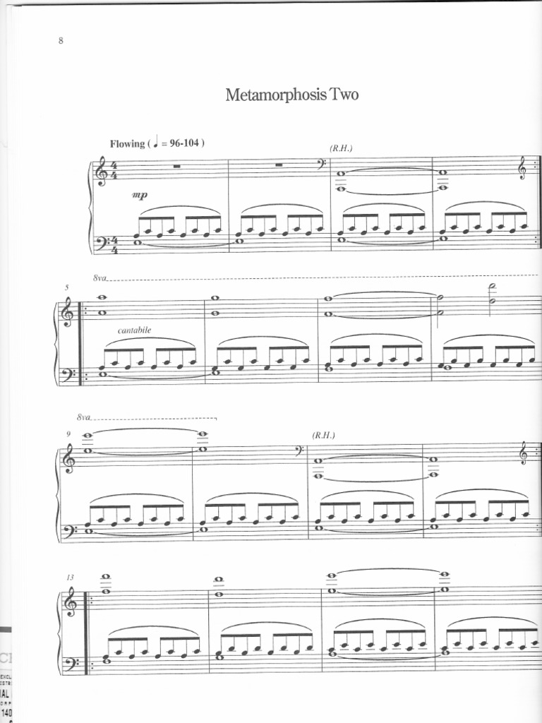 Phillip Glass Metamorphosis 2 | PDF