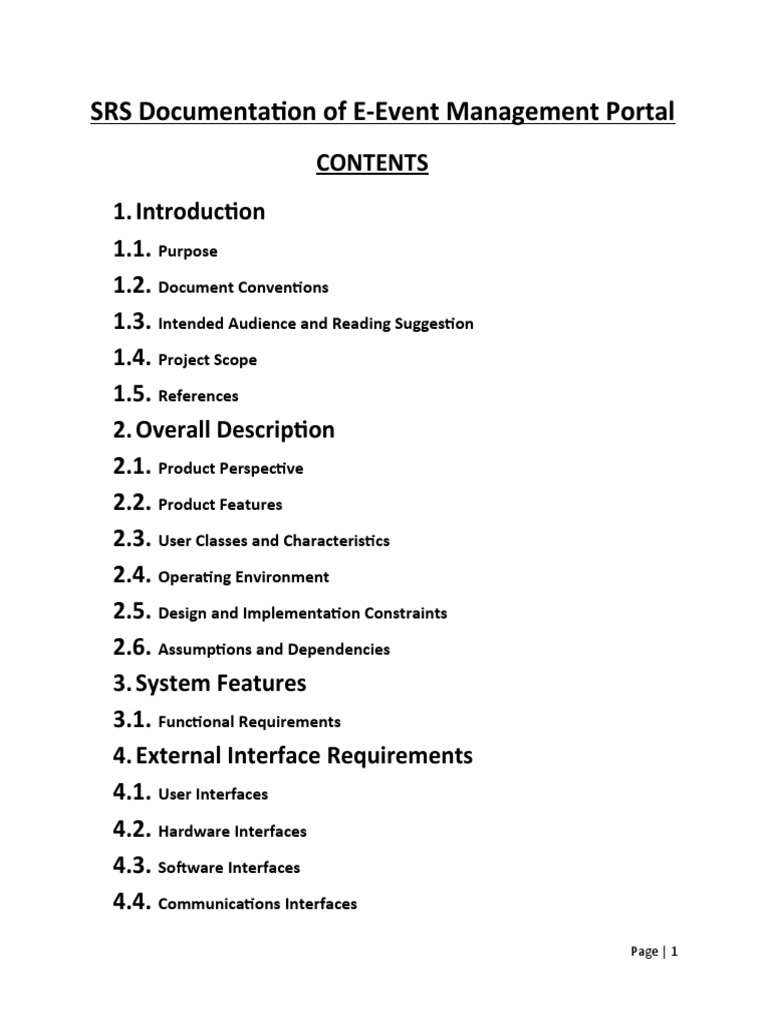 A Comprehensive Guide to an E-Event Management Portal | PDF | Graphical ...