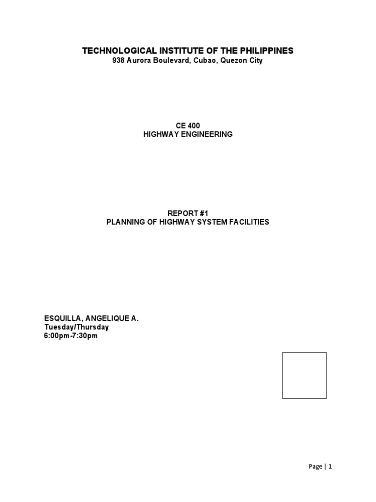 Highway Planning Process | PDF | Road | Feasibility Study