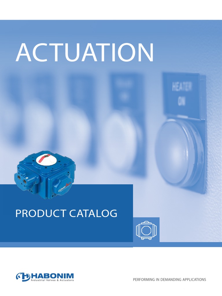 A11-Habonim Booklet Actuation v04 290721 | PDF | Actuator | Piston