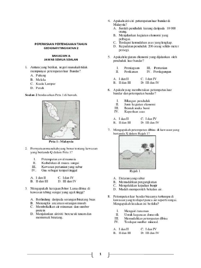 Geografi Tingkatan 2 | PDF