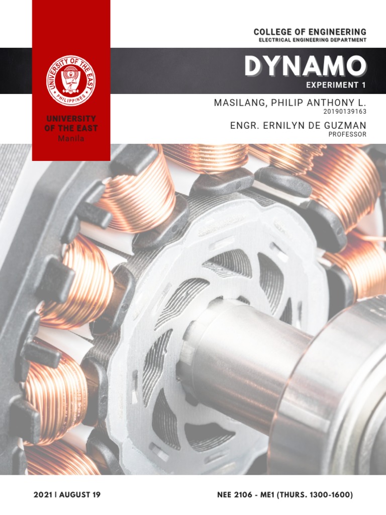 Masilang - Experiment 1 - Dynamo | PDF | Electric Generator | Electric ...