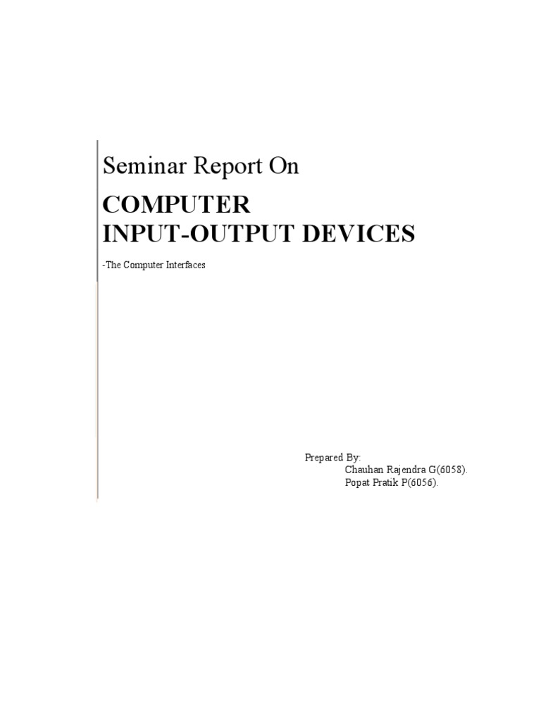 Computer Input Output Devices93-2003 | PDF | Digital Camera | Digital ...