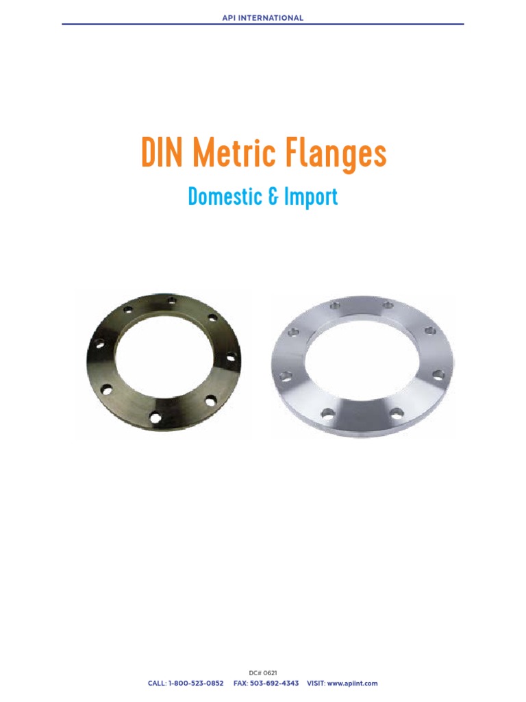Din Flanges Spec Sheet | PDF | Mechanical Engineering