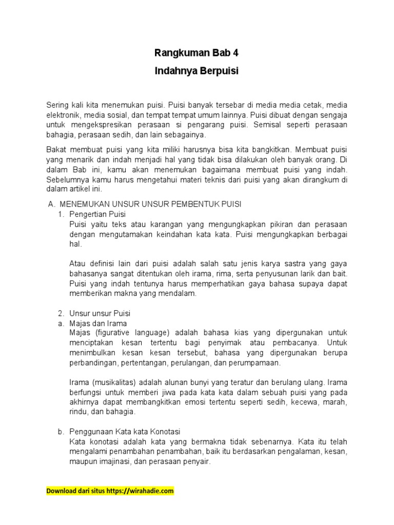 Indahnya Berpuisi | PDF