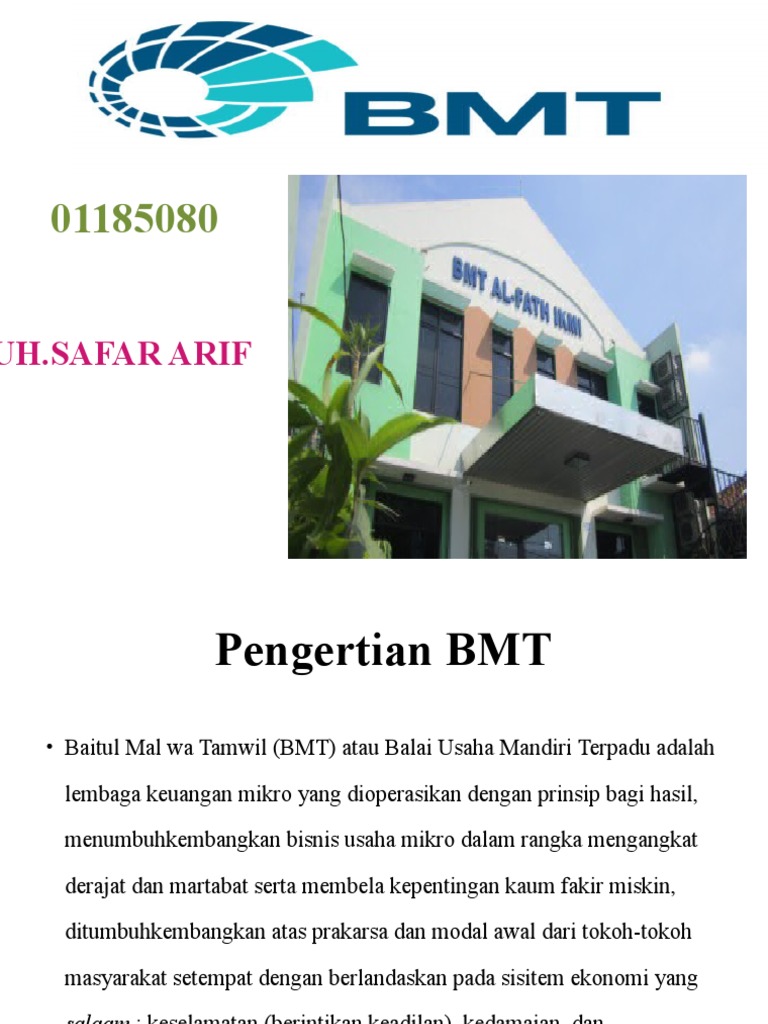 BMT PPT | PDF | Bisnis | Pengelolaan Keuangan & Uang