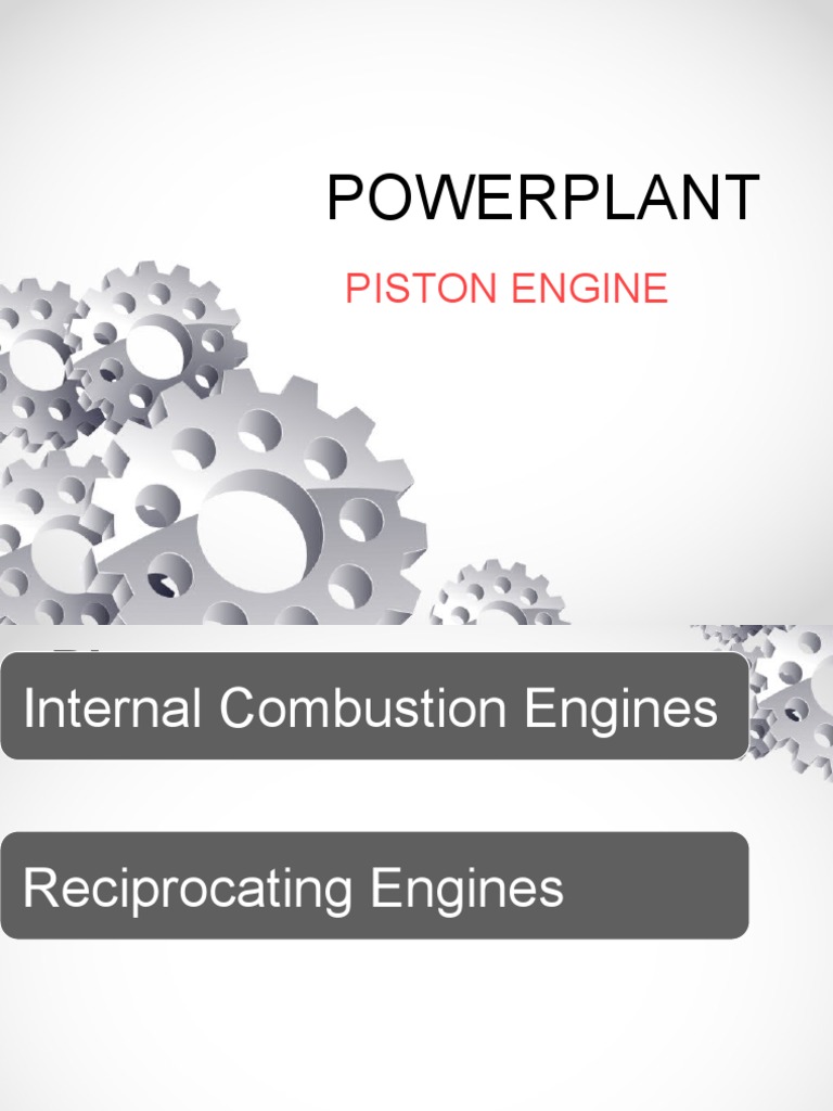 PISTON ENGINE PRINCIPLES | PDF