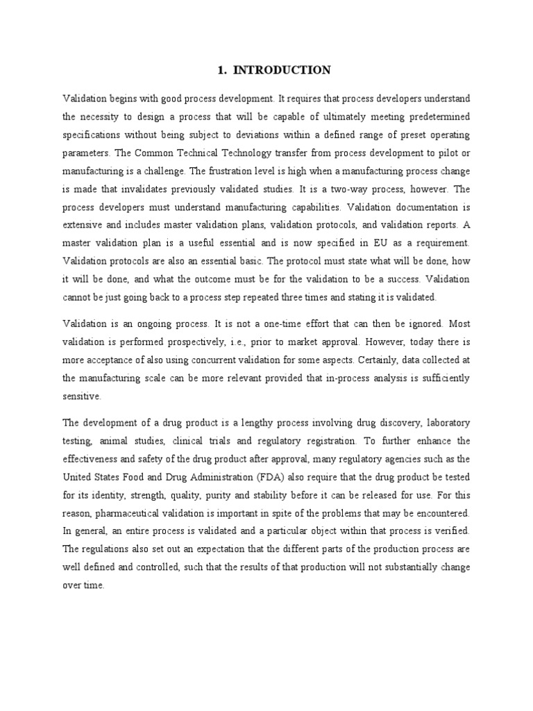 Pharmaceutical Process Validation | PDF | Verification And Validation | Accuracy And Precision